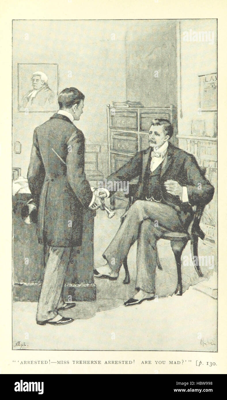Illustration from page 8 of 'The Wheel of Fate' depicting scenes from ...