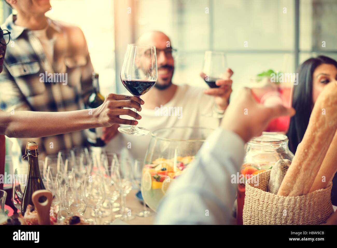 Food Catering Cuisine Culinary Gourmet Party Cheers Concept Stock Photo ...