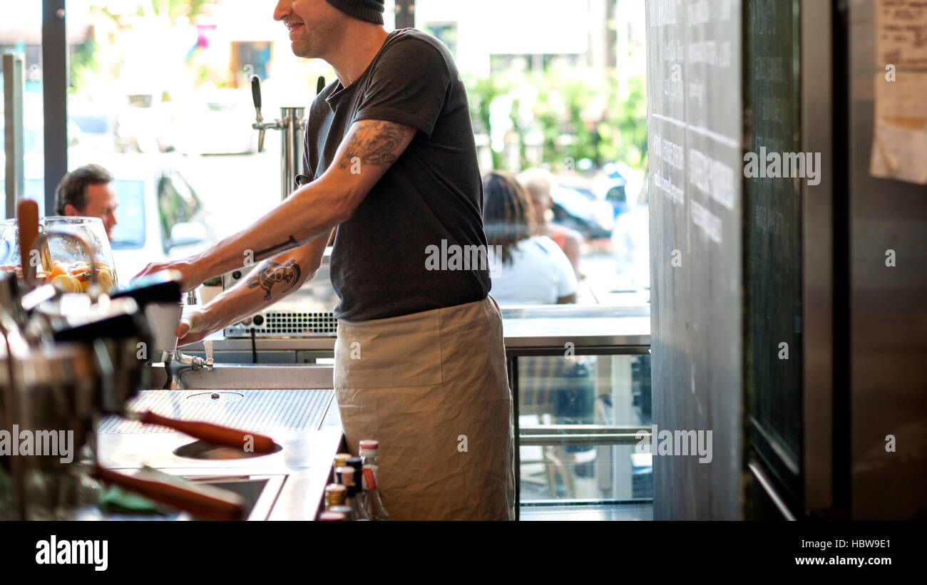 Coffee Shop Bar Counter Cafe Restaurant Relaxation Concept Stock Photo ...