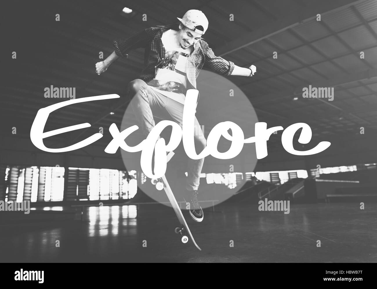 Explore Journey Travel Aspiration Concept Stock Photo - Alamy
