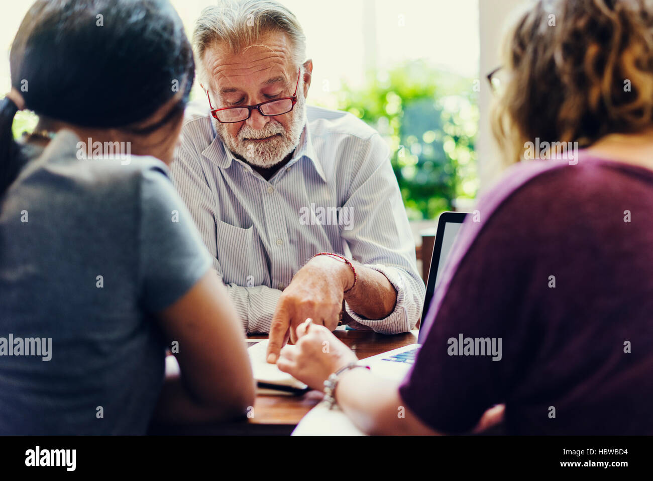 Friends Working Discussion Meeting Sharing Ideas Concept Stock Photo ...