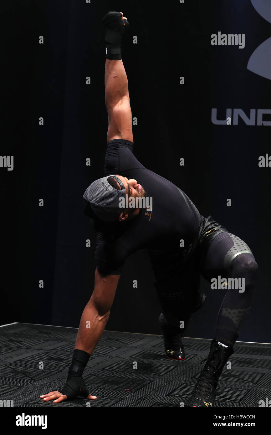 Anthony joshua v eric molina public workout hi-res stock photography ...