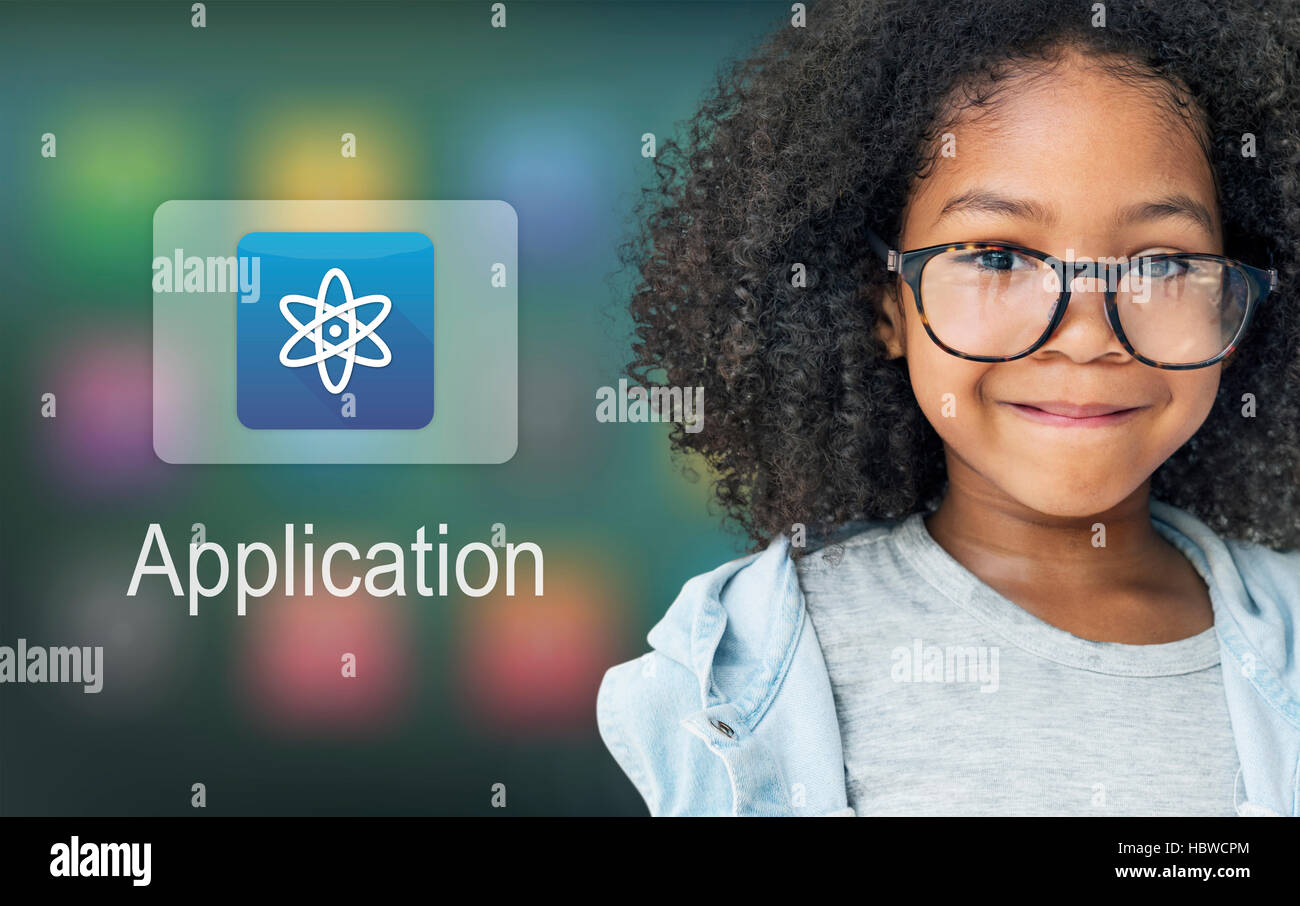 Study Education E-Learning Application Icon Graphic Concept Stock Photo ...