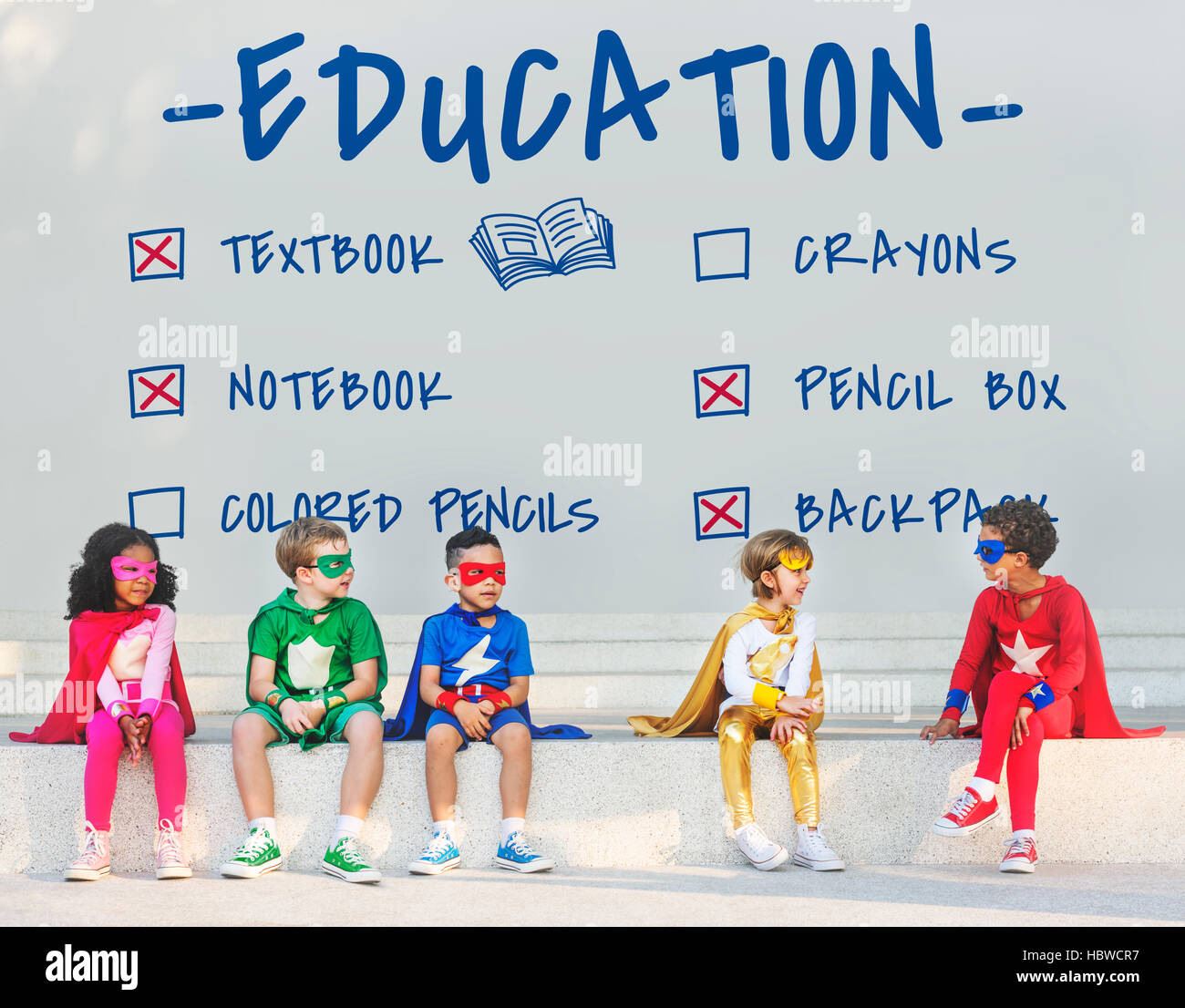 Education Study School Learning Concept Stock Photo - Alamy