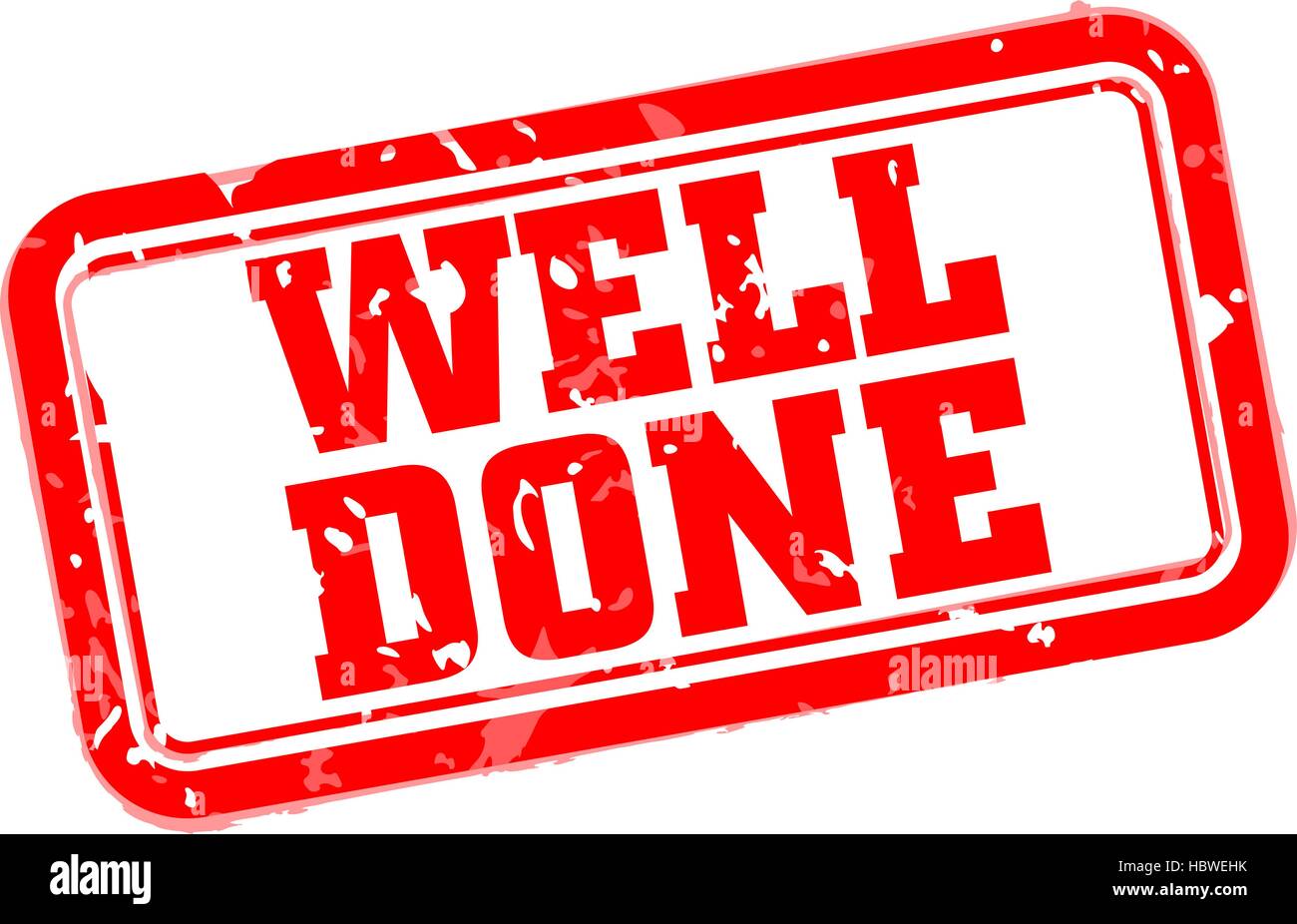 Well done rubber stamp Stock Vector Image & Art - Alamy