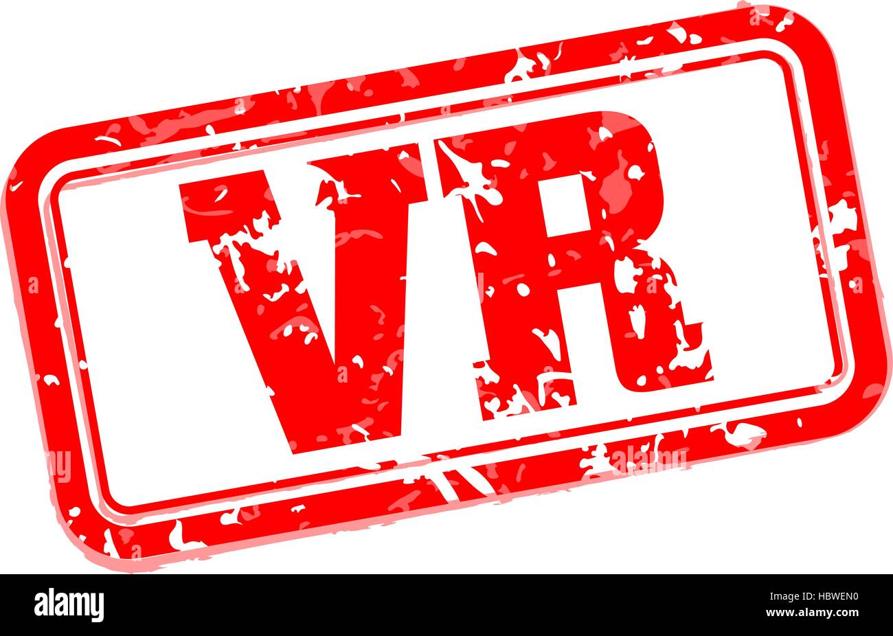 Virtual reality stamp Stock Vector Images - Alamy