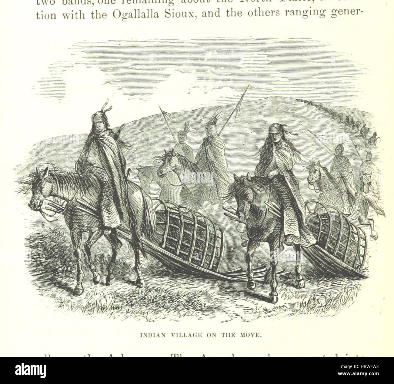 Conflict between settlers and native americans hi-res stock photography ...