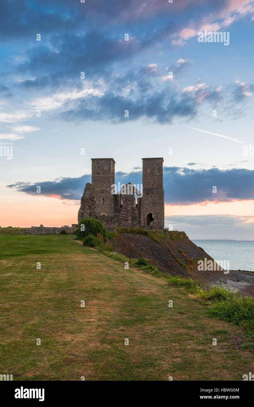 Summer Reculver Town, Kent Stock Photo - Alamy
