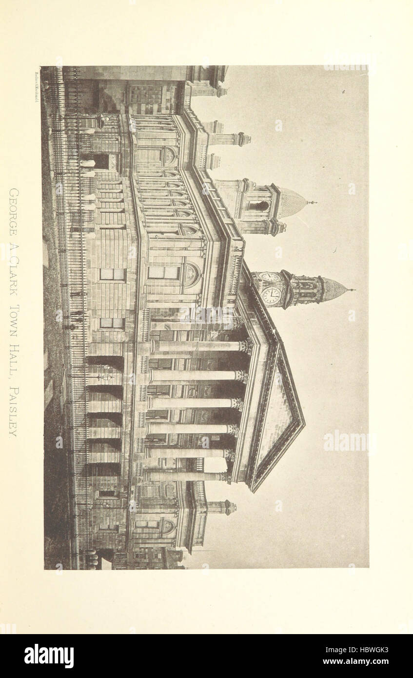The Inauguration of the George A. Clark Town Hall, Paisley, with ...