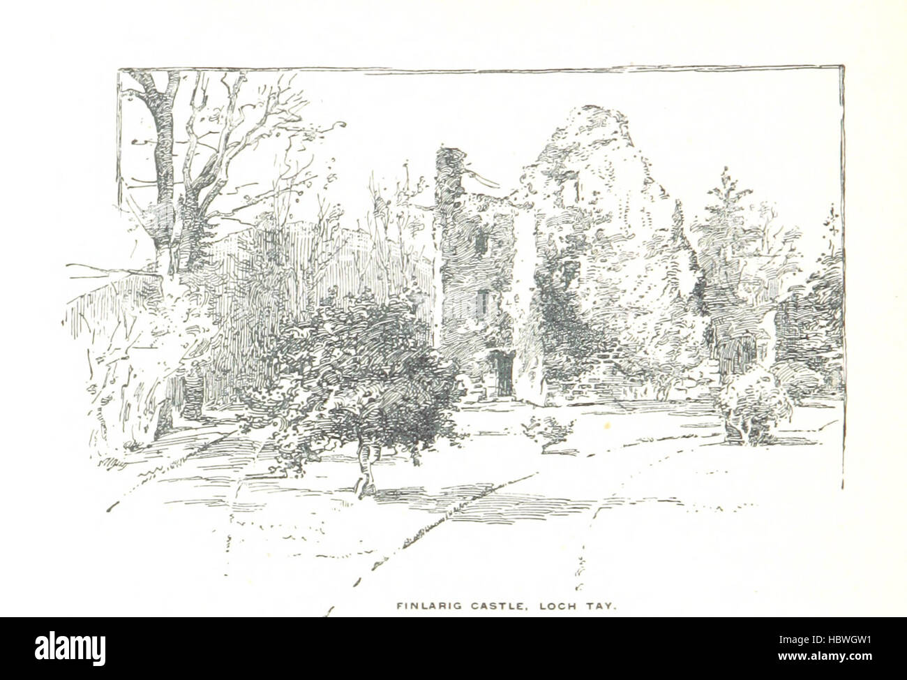 This image from page 92 depicts mountains, moors, lochs, railway tracks ...