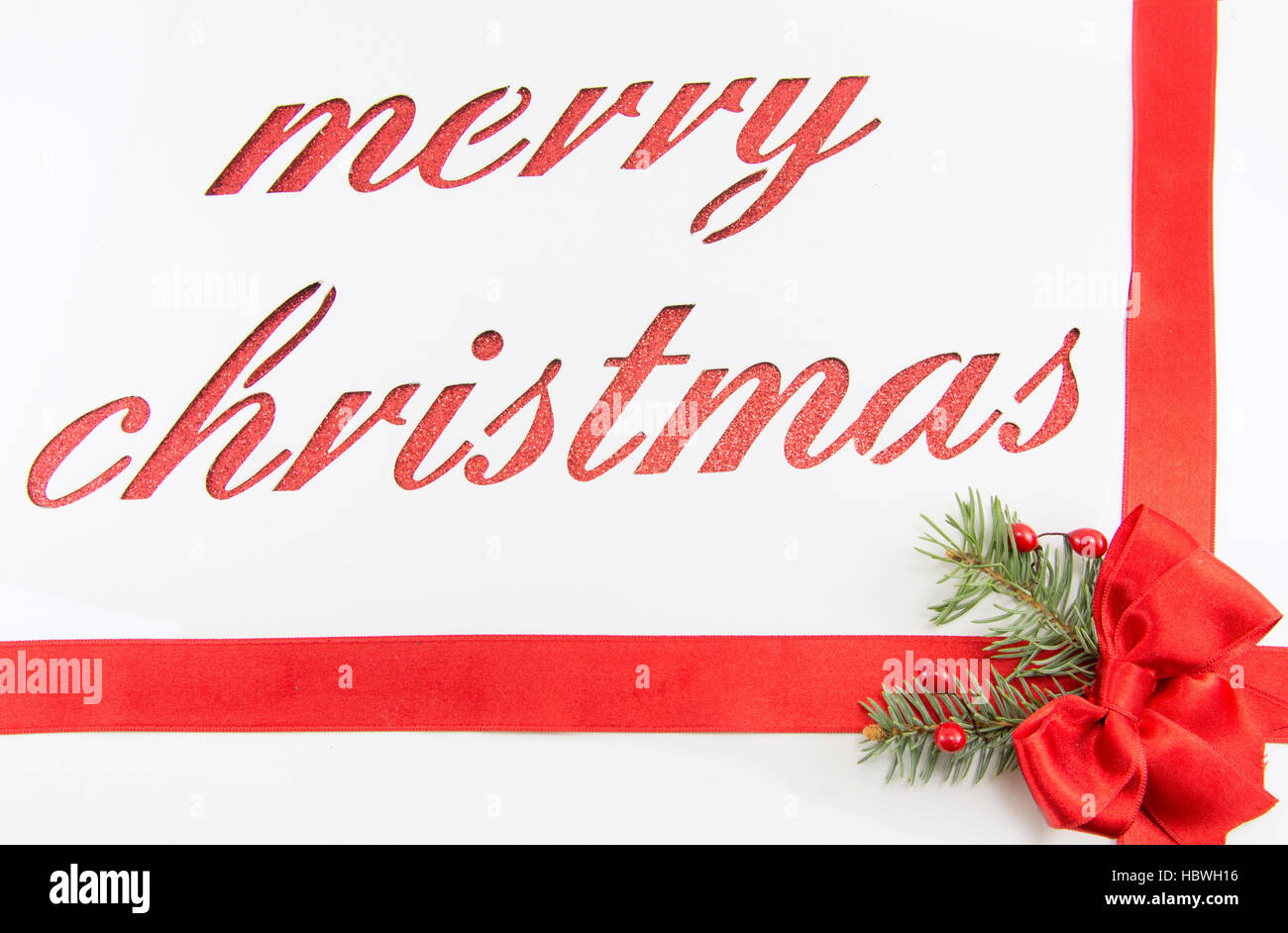 Merry christmas written with shiny letters hi-res stock photography and ...