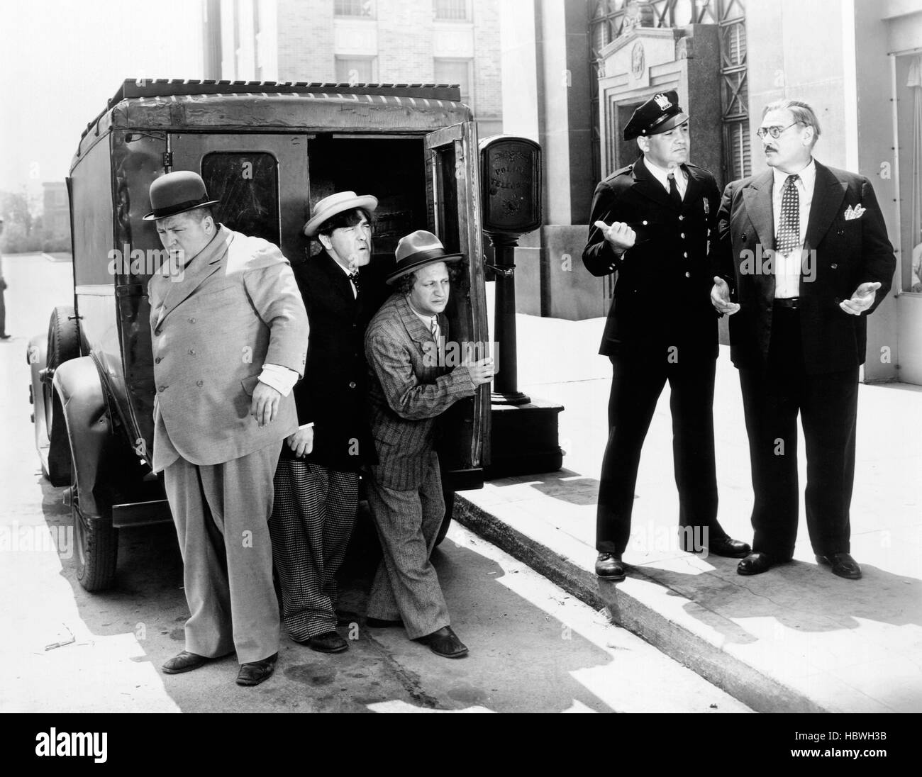 FROM NURSE TO WORSE, from left, Curly Howard, Moe Howard, Larry Fine ...