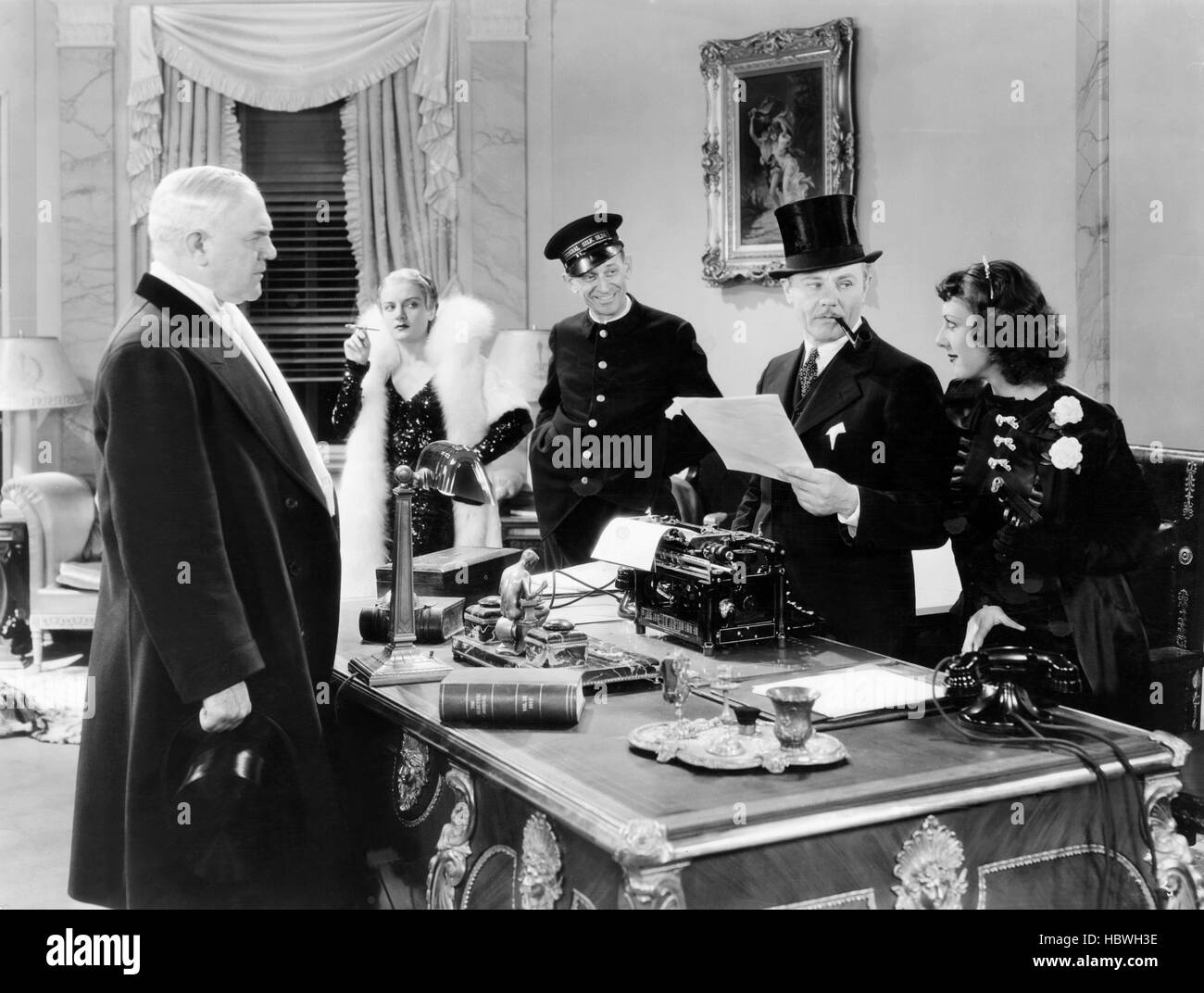 FRIENDS OF MR. SWEENEY, from left: Berton Churchill, Dorothy Tree ...