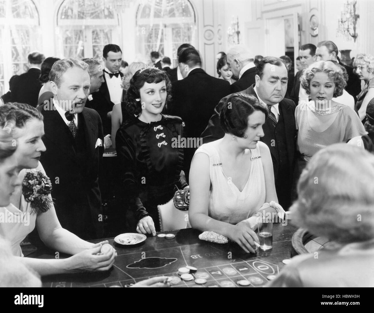 FRIENDS OF MR. SWEENEY, standing from left: Charles Ruggles, Ann Dvorak ...