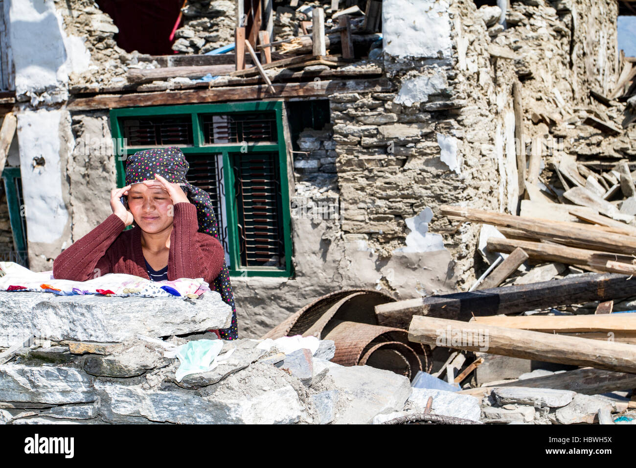Barpak Village was the known as the epicentre of the 2015 earthquake ...