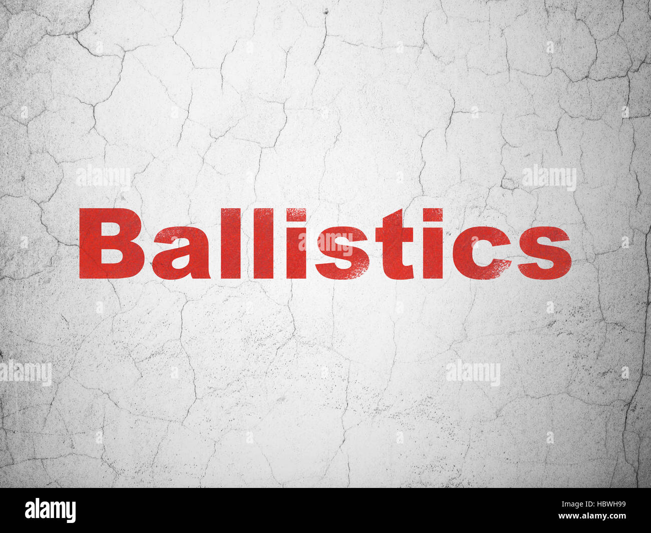 Science concept: Ballistics on wall background Stock Photo - Alamy