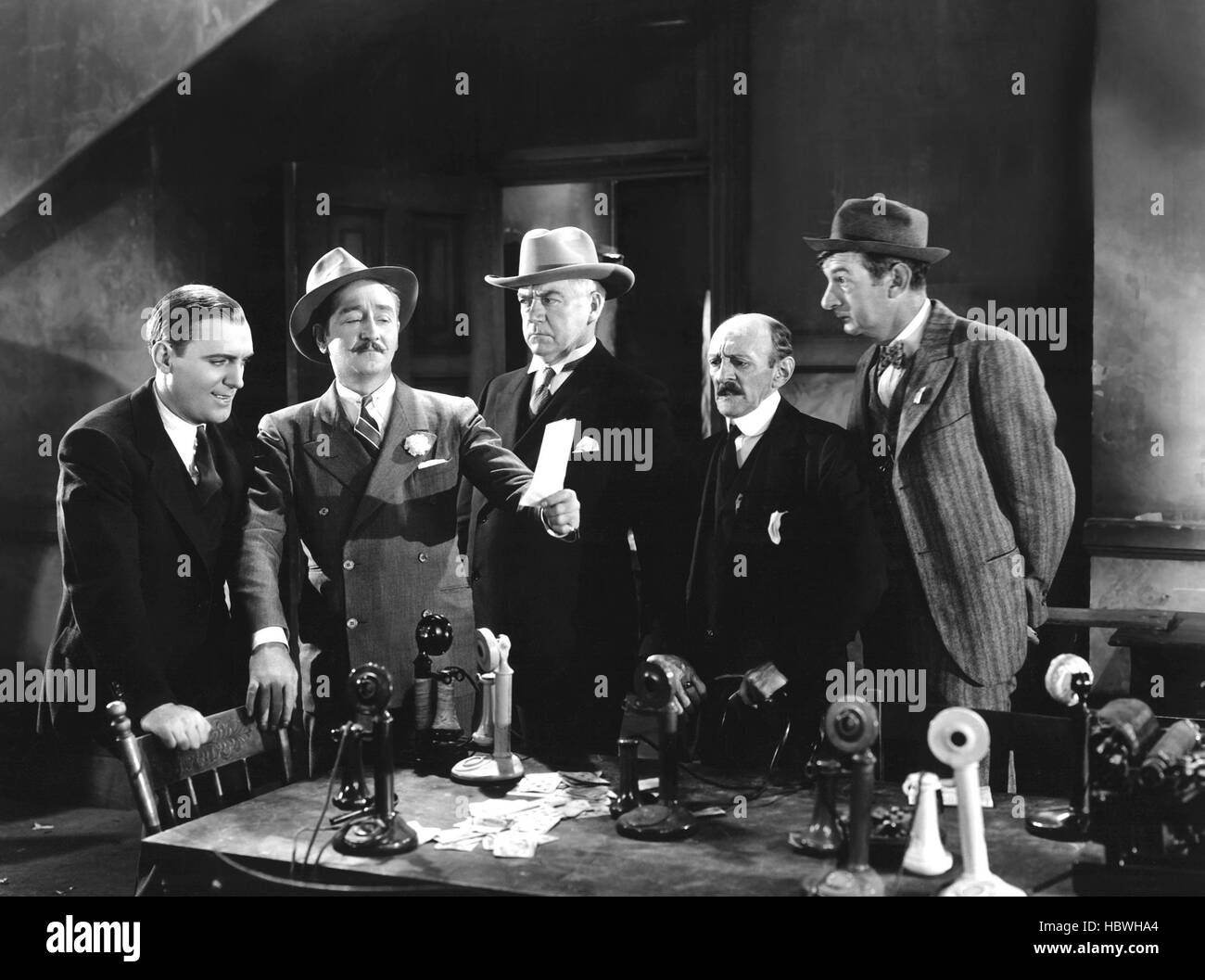 THE FRONT PAGE, Pat O'Brien, Adolphe Menjou, Clarence Wilson, Slim ...