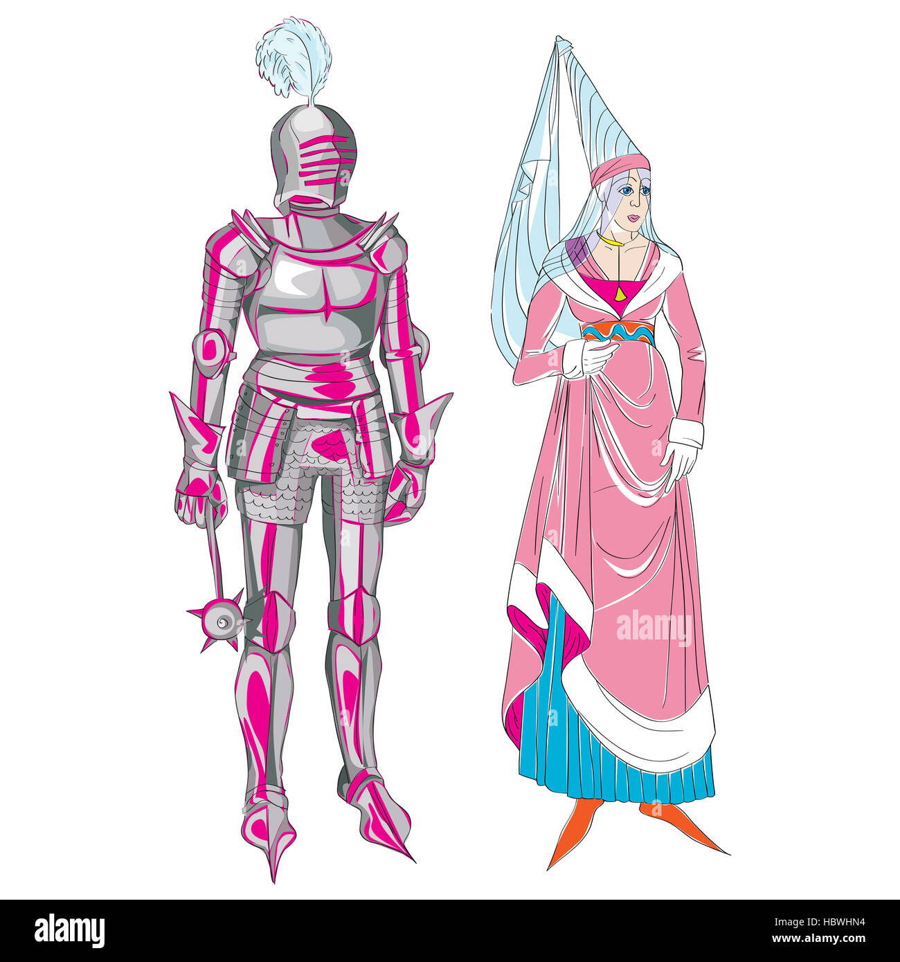 Medieval man drawing hi-res stock photography and images - Alamy