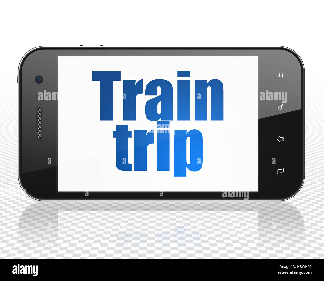 Family on train (cell phone) hi-res stock photography and images - Alamy