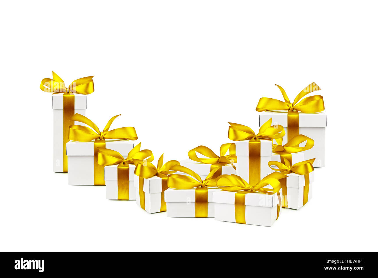 set of gift box isolated Stock Photo - Alamy