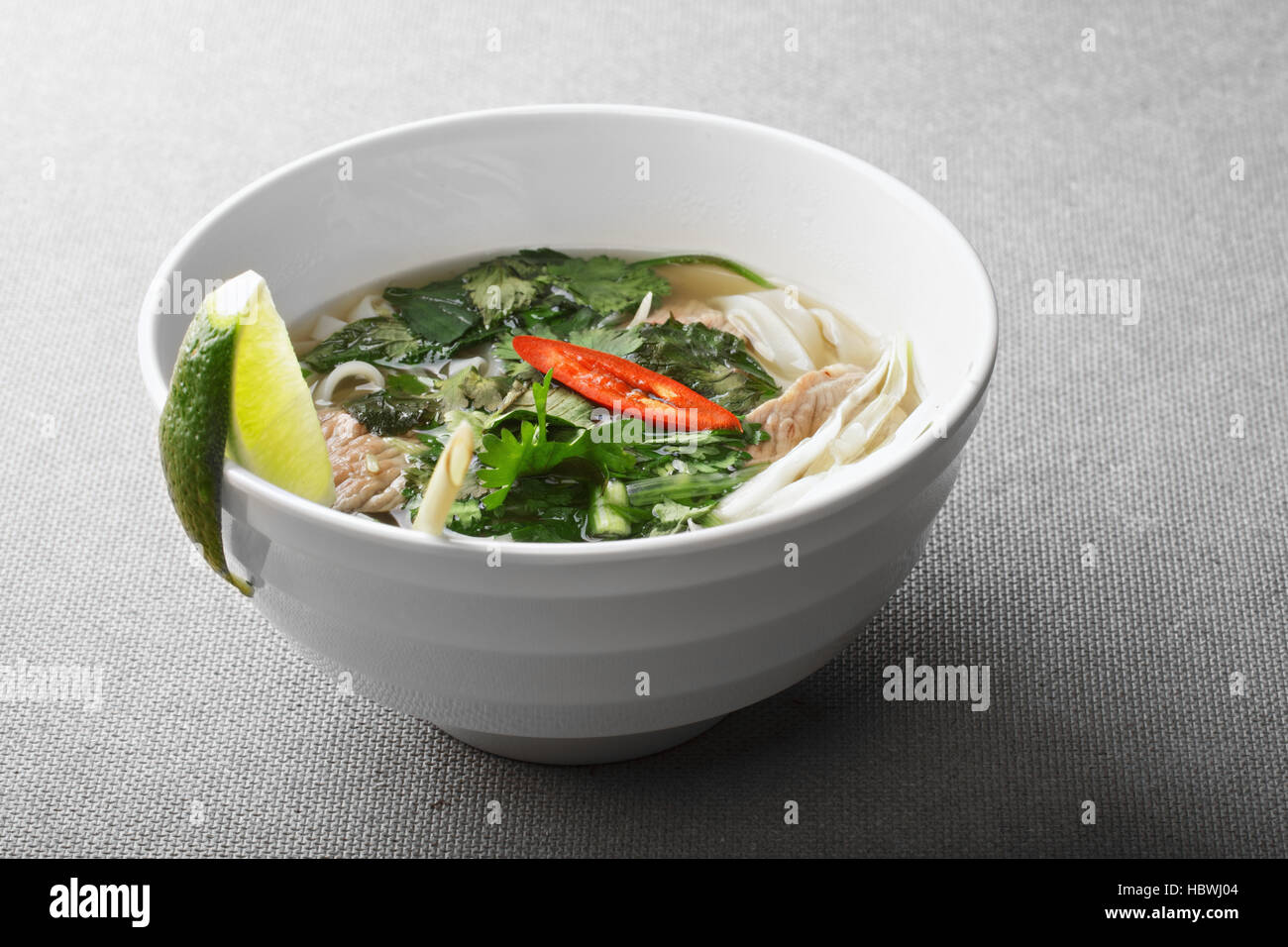Vietnamese noodle pho soup Stock Photo - Alamy