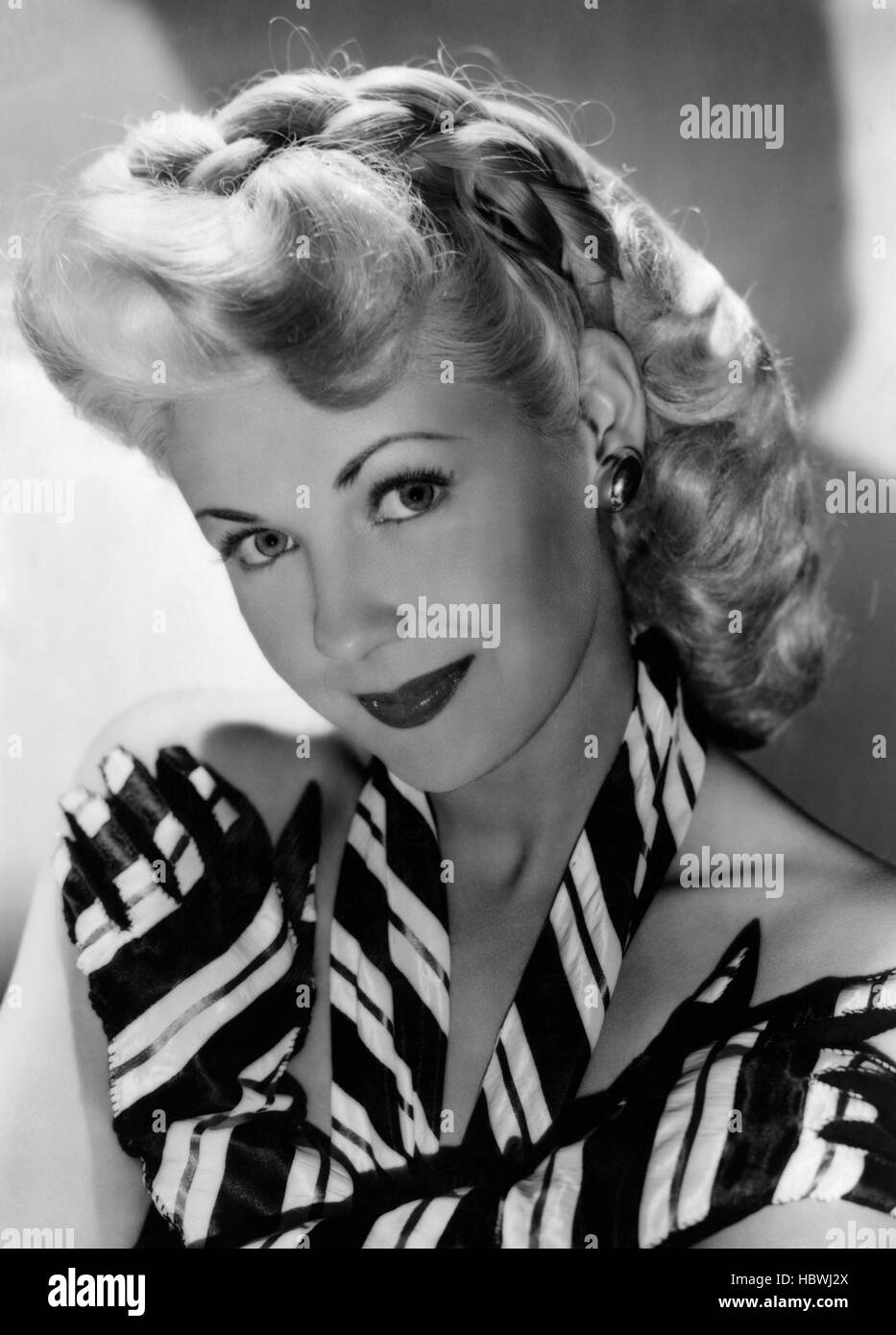 GETTING GERTIE'S GARTER, Marie McDonald, 1945 Stock Photo - Alamy