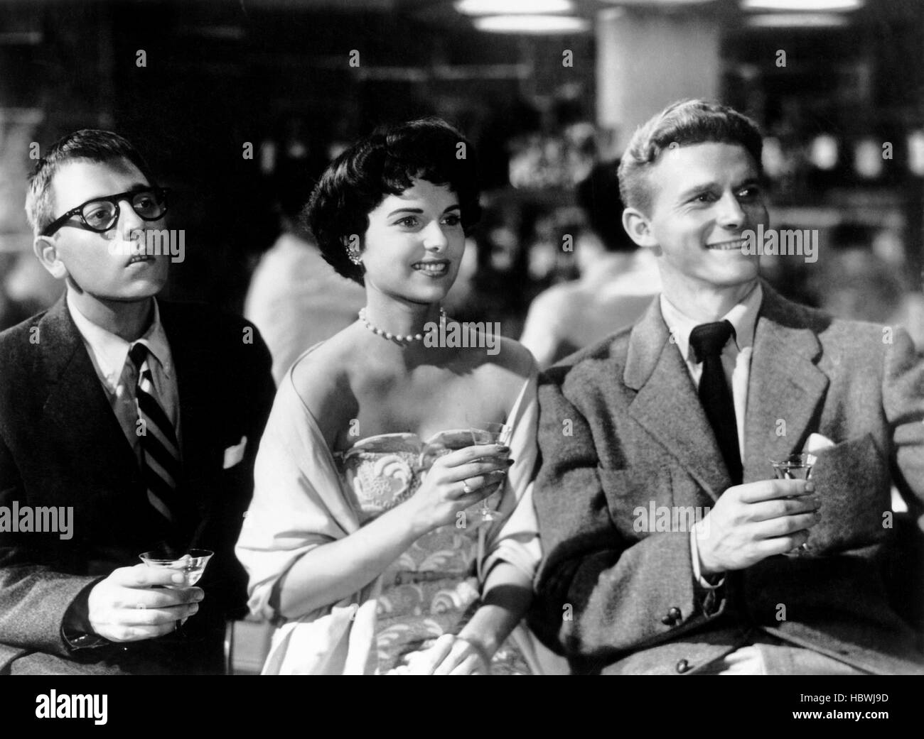GEISHA GIRL, from left, Archer MacDonald, Martha Hyer, Steve Forrest ...