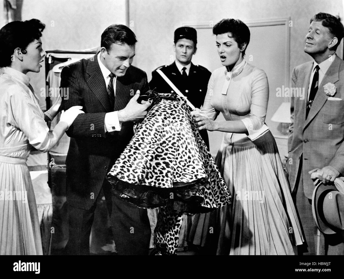 GENTLEMEN MARRY BRUNETTES, from left, Jeanne Crain, Scott Brady, Alan ...