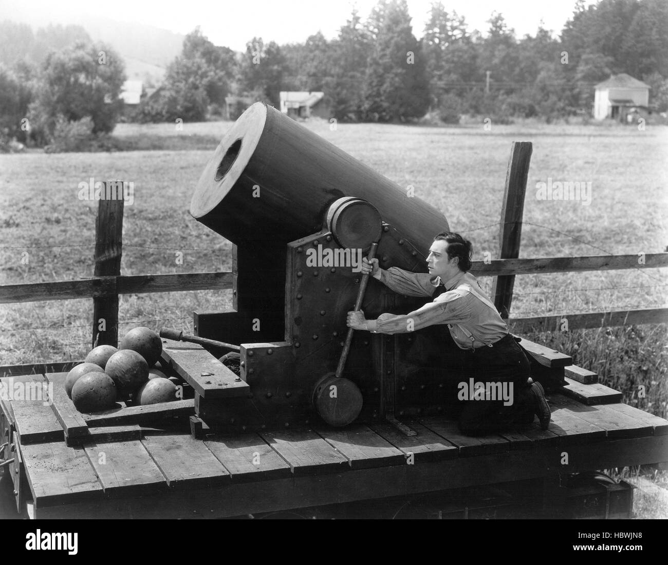 THE GENERAL, Buster Keaton, 1927 Stock Photo - Alamy