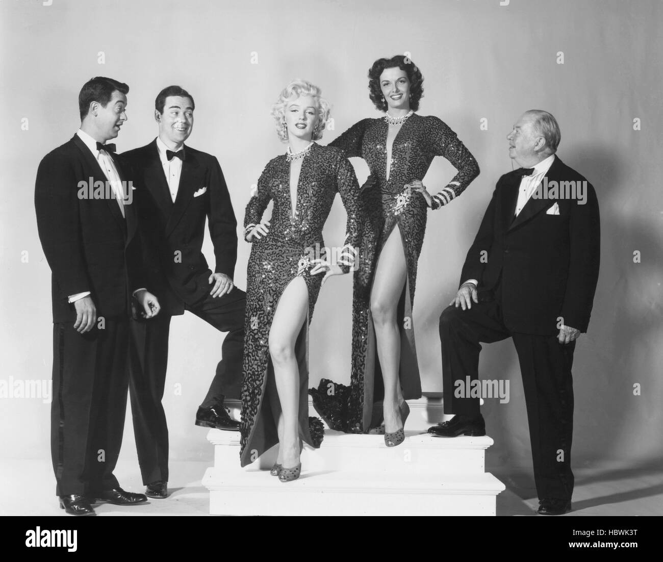 Jane russell and marilyn monroe charles coburn elliott reid Black and ...