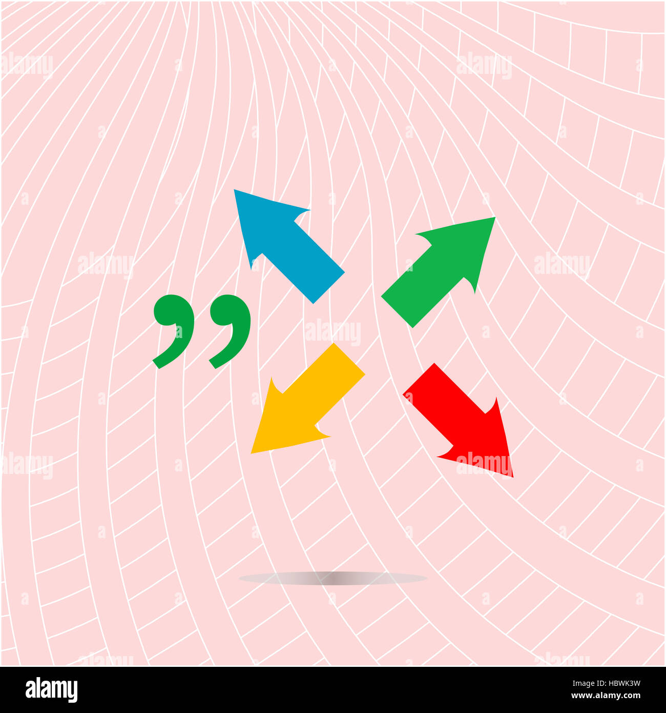 Quotation mark speech bubble. quote sign icon, arrow set sign Stock ...