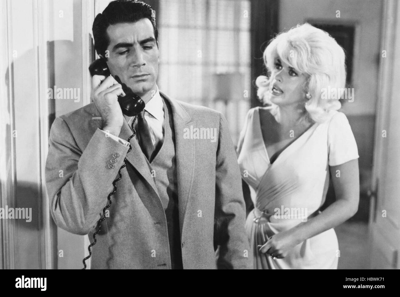 THE GEORGE RAFT STORY, Ray Danton, Jayne Mansfield, 1961 Stock Photo ...
