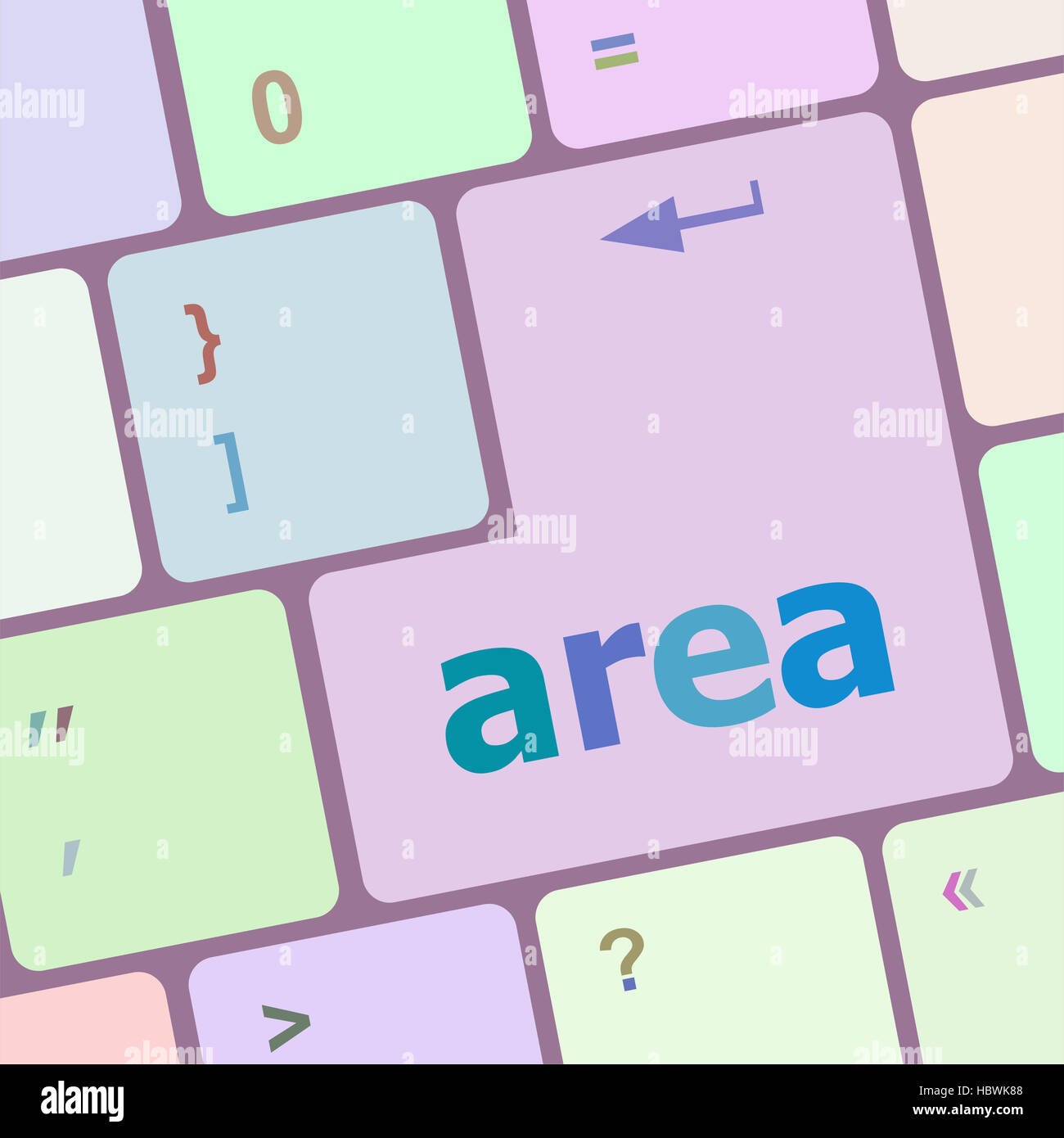 Computer keyboard area word hi-res stock photography and images - Alamy