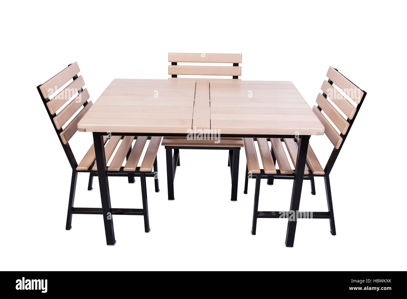 Set of kitchen furniture isolated on white Stock Photo - Alamy