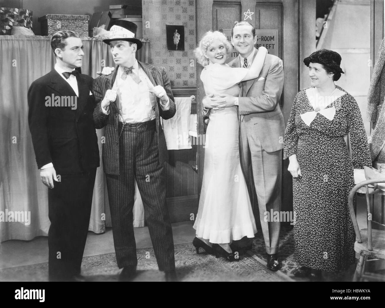 GEORGE WHITE'S 1935 SCANDALS, from left: George White, Ned Sparks, Alice Faye, James Dunn, Emma ...