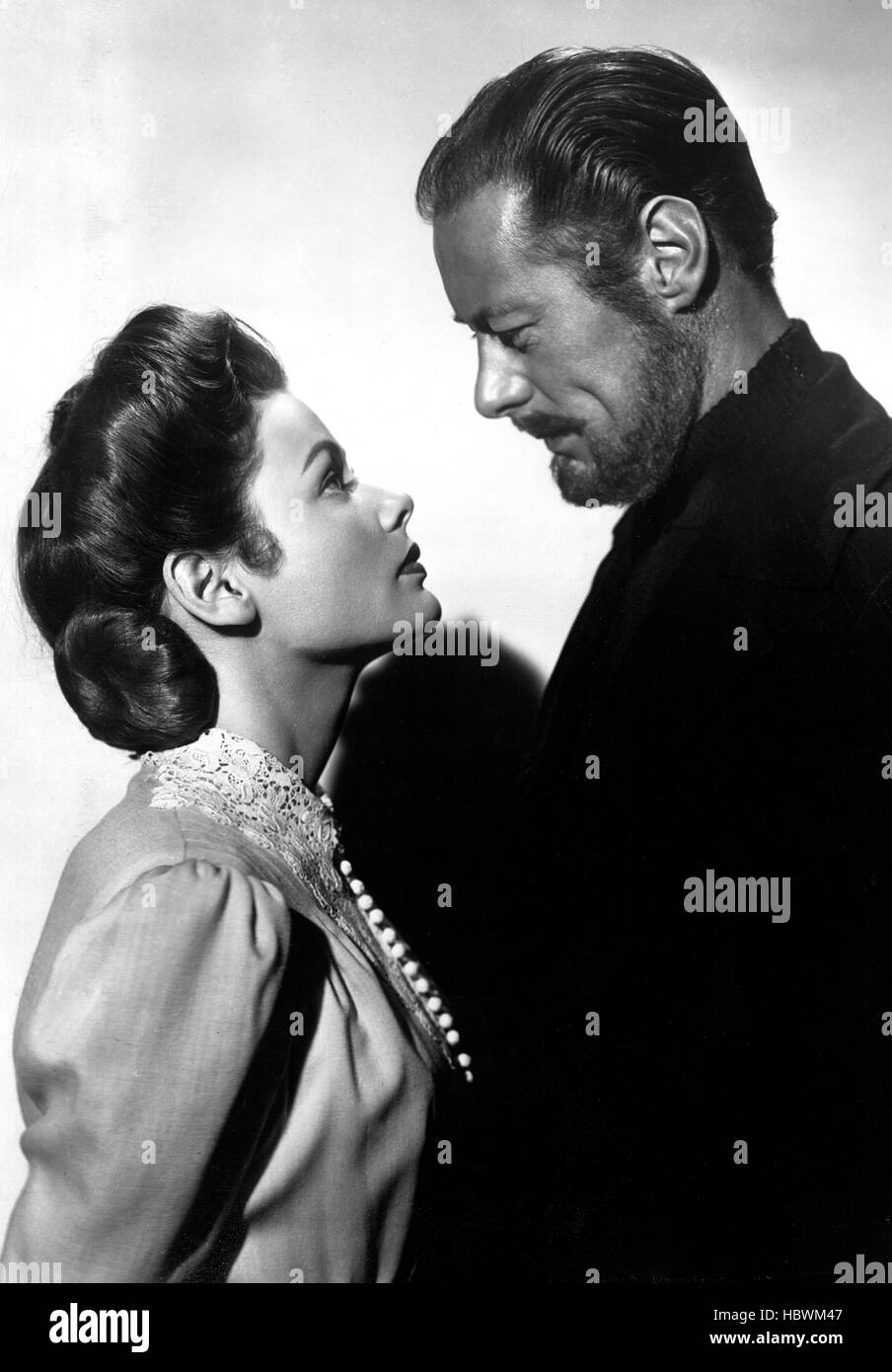 THE GHOST AND MRS. MUIR, Gene Tierney, Rex Harrison, 1947, TM ...