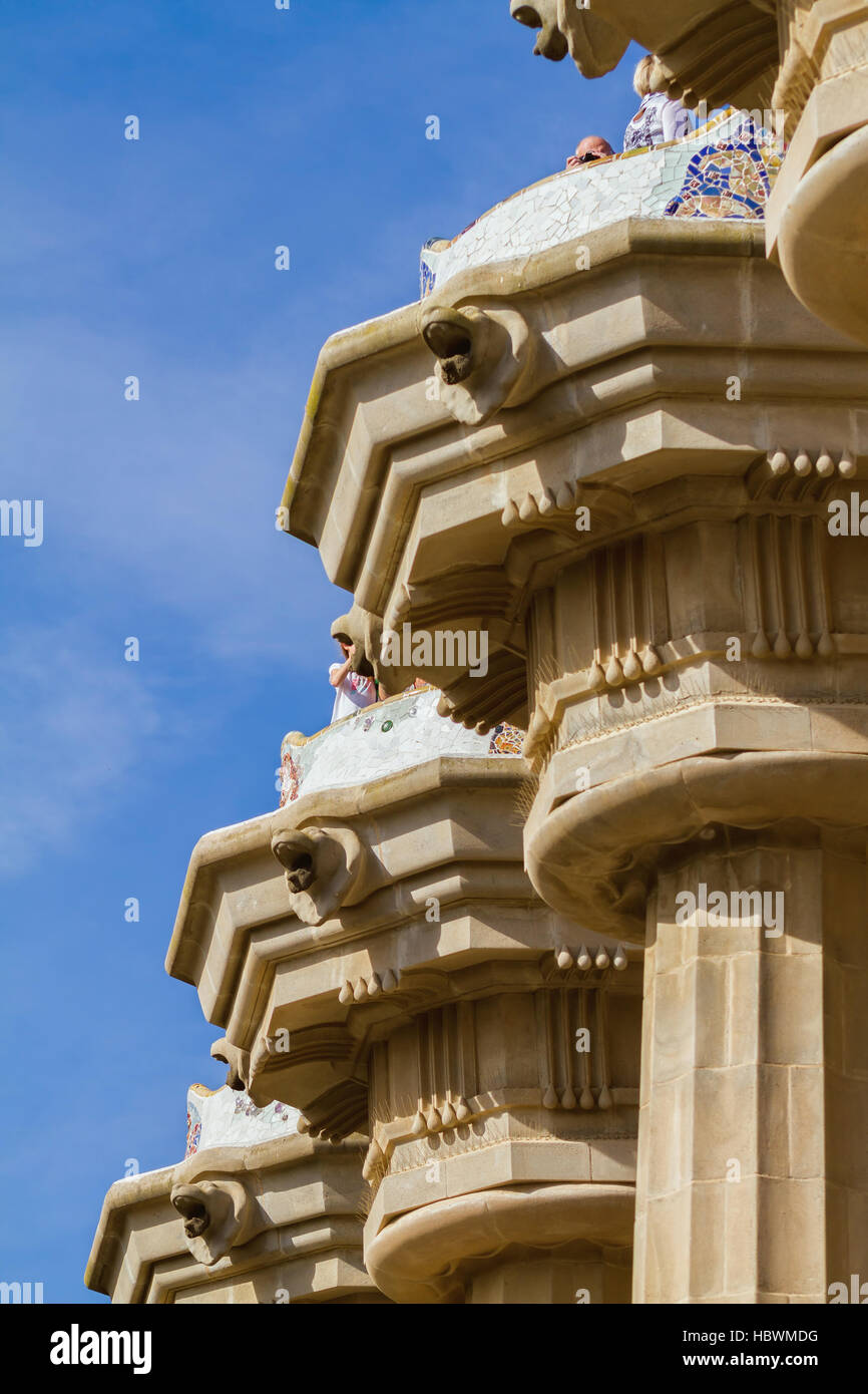 Antoni gaudi mosaic tile pattern hi-res stock photography and images ...