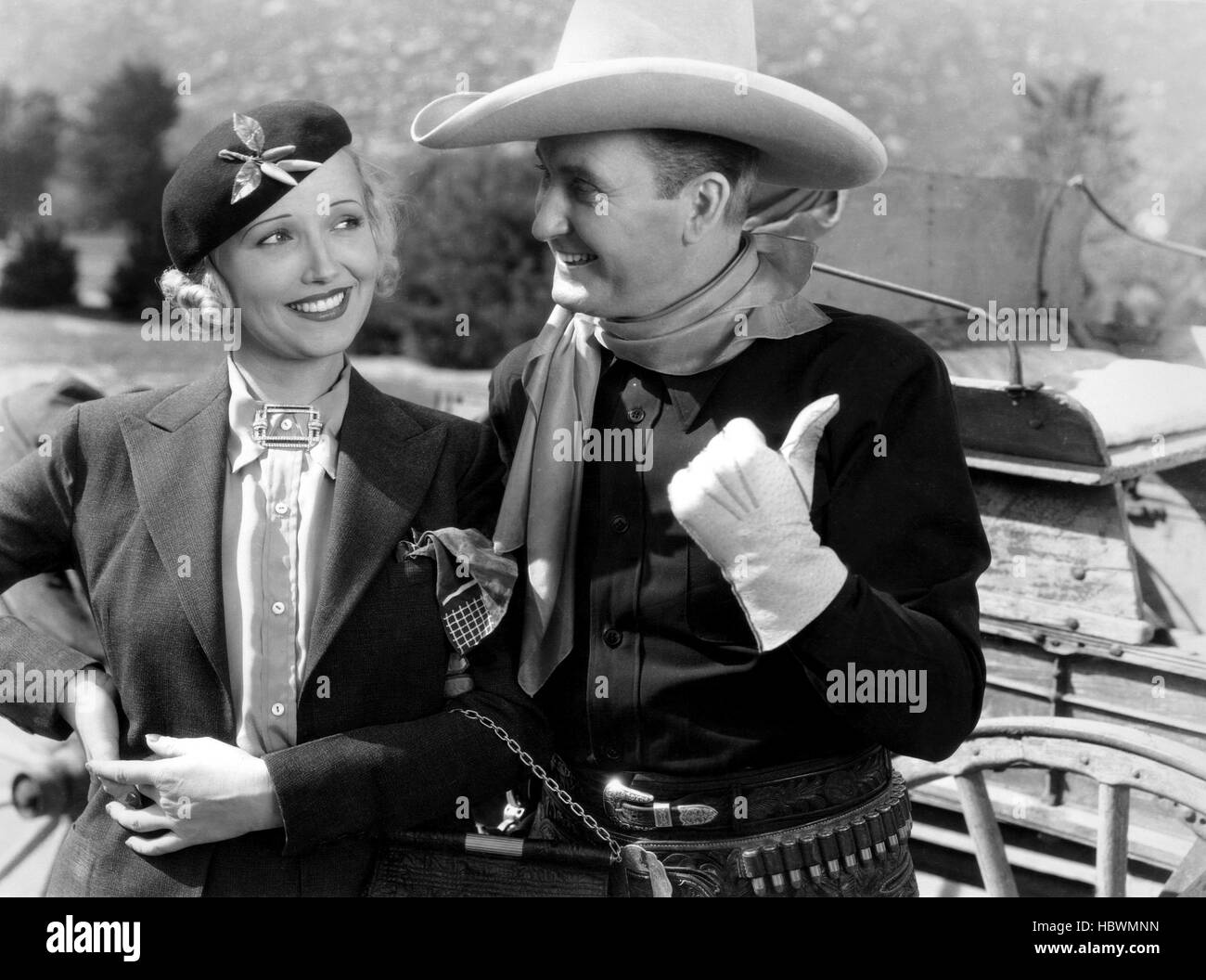 GHOST PATROL, Claudia Dell, Tim McCoy, 1936 Stock Photo - Alamy