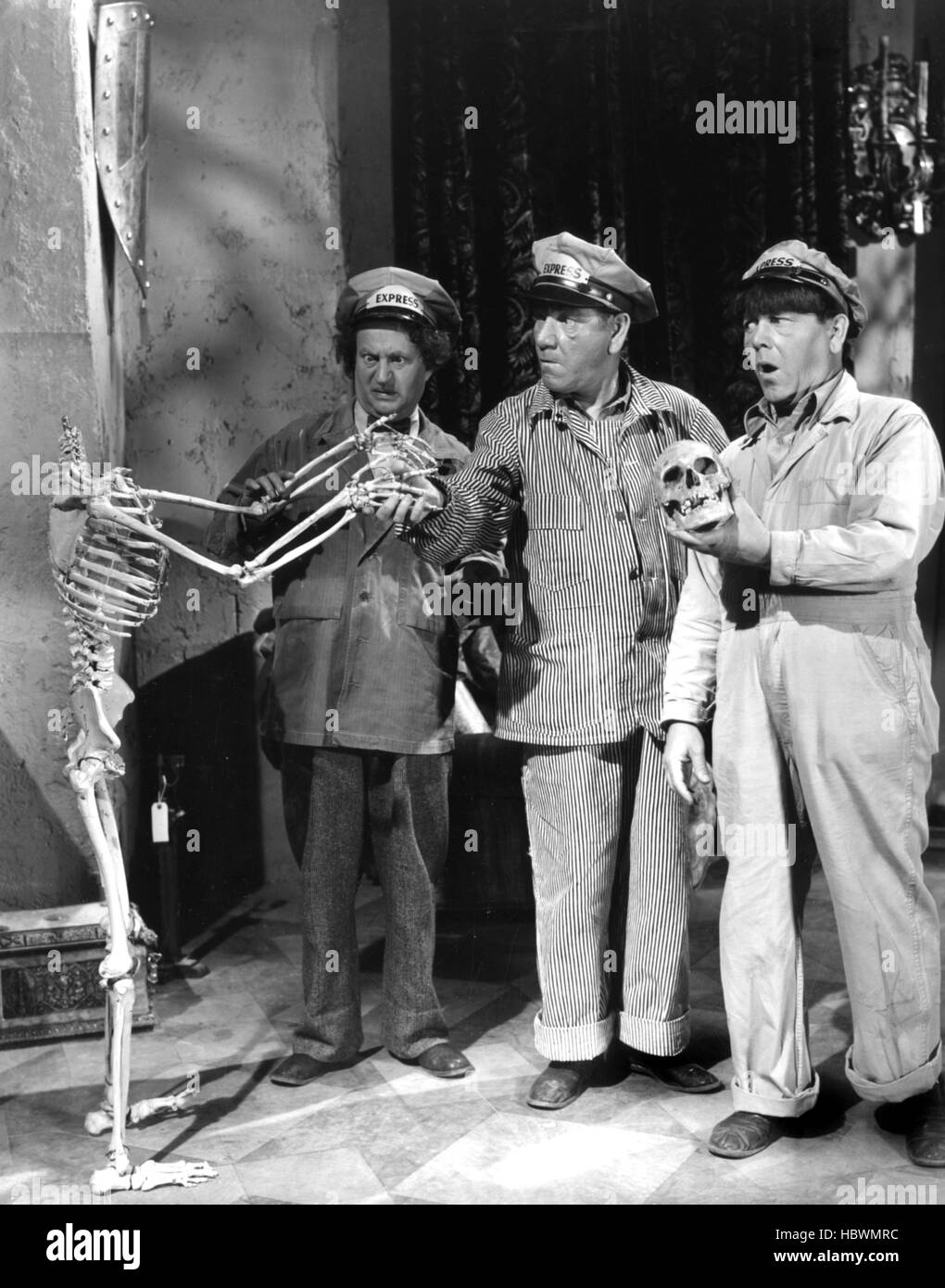 THE GHOST TALKS, from left: Larry Fine, Shemp Howard, Moe Howard, [The ...