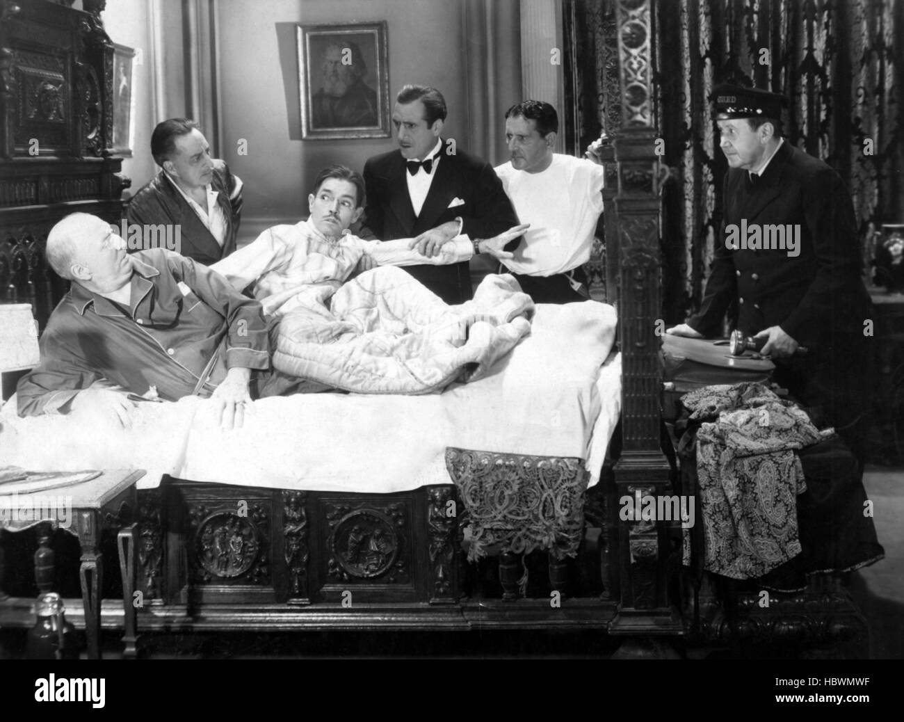 THE GHOST WALKS, Richard Carle, Johnny Arthur, John Miljan, 1934 Stock ...