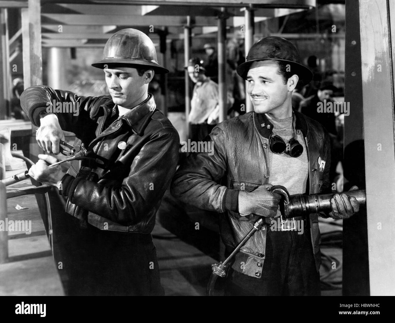 GOOD LUCK, MR. YATES, from left, Jess Barker, Tom Neal, 1943 Stock ...