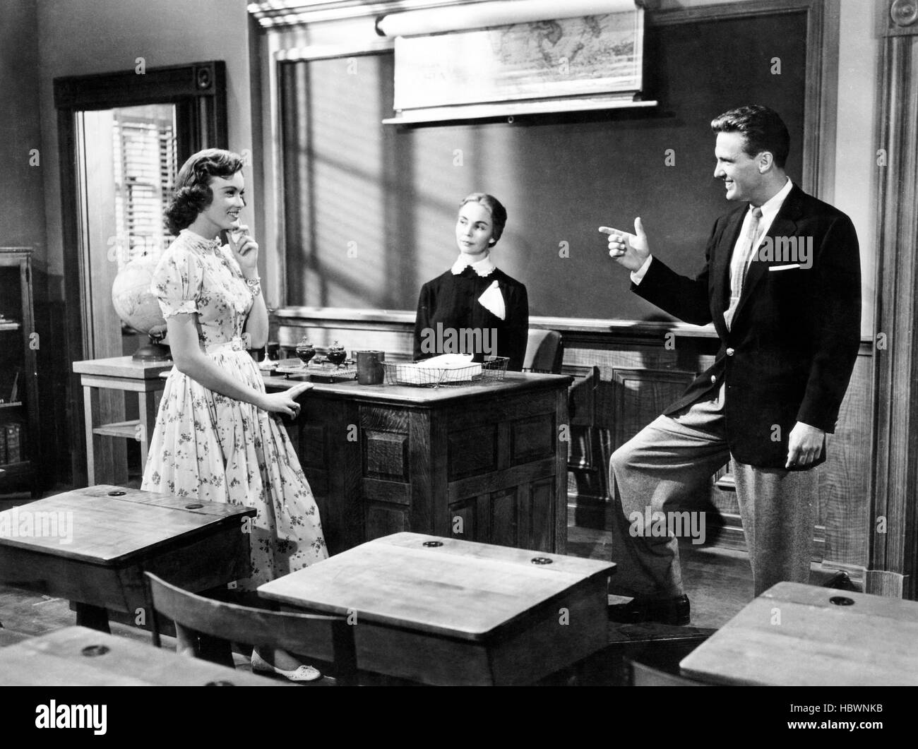 GOOD MORNING, MISS DOVE, from left: Kipp Hamilton, Jennifer Jones ...