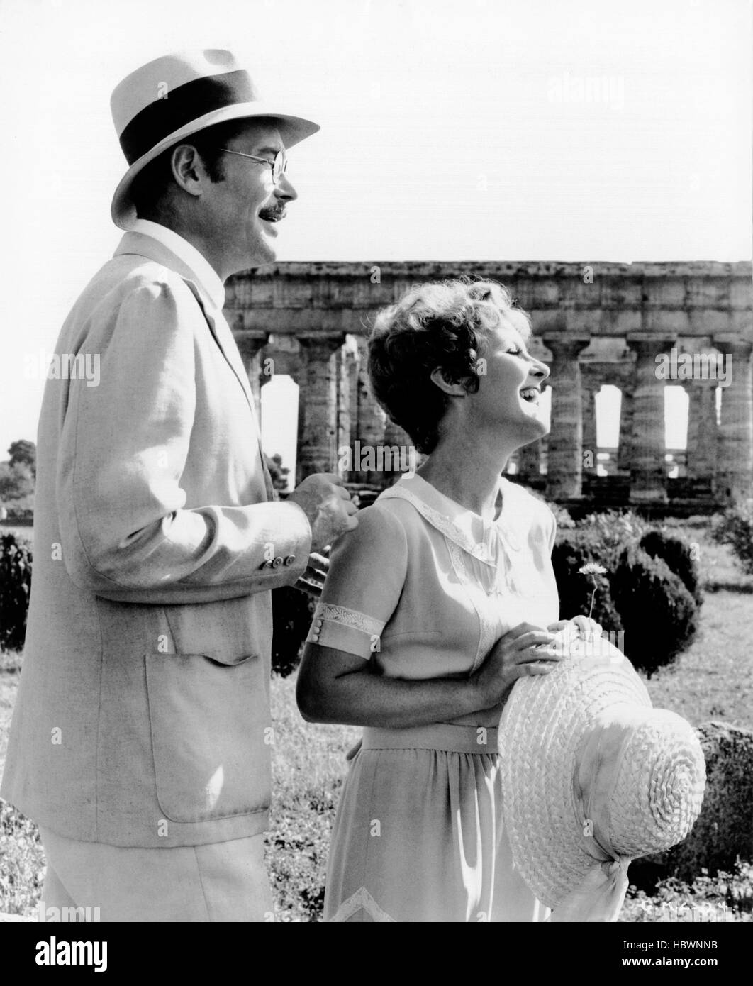 GOODBYE, MR. CHIPS, from left, Peter O'Toole, Petula Clark, on location ...