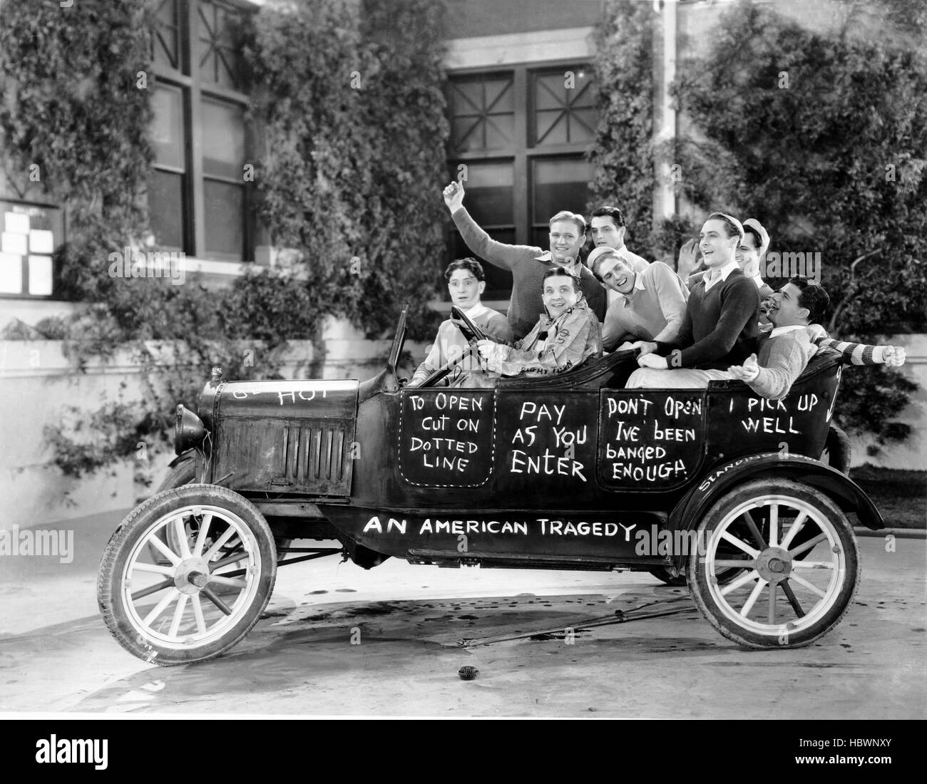 GOOD NEWS, Gus Shy, (driving), 1930 Stock Photo - Alamy