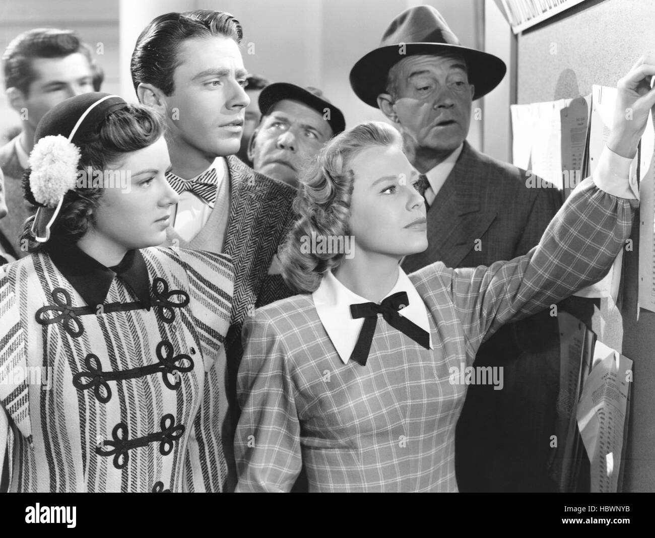 GOOD NEWS, front from left: Patricia Marshall, June Allyson, rear from ...
