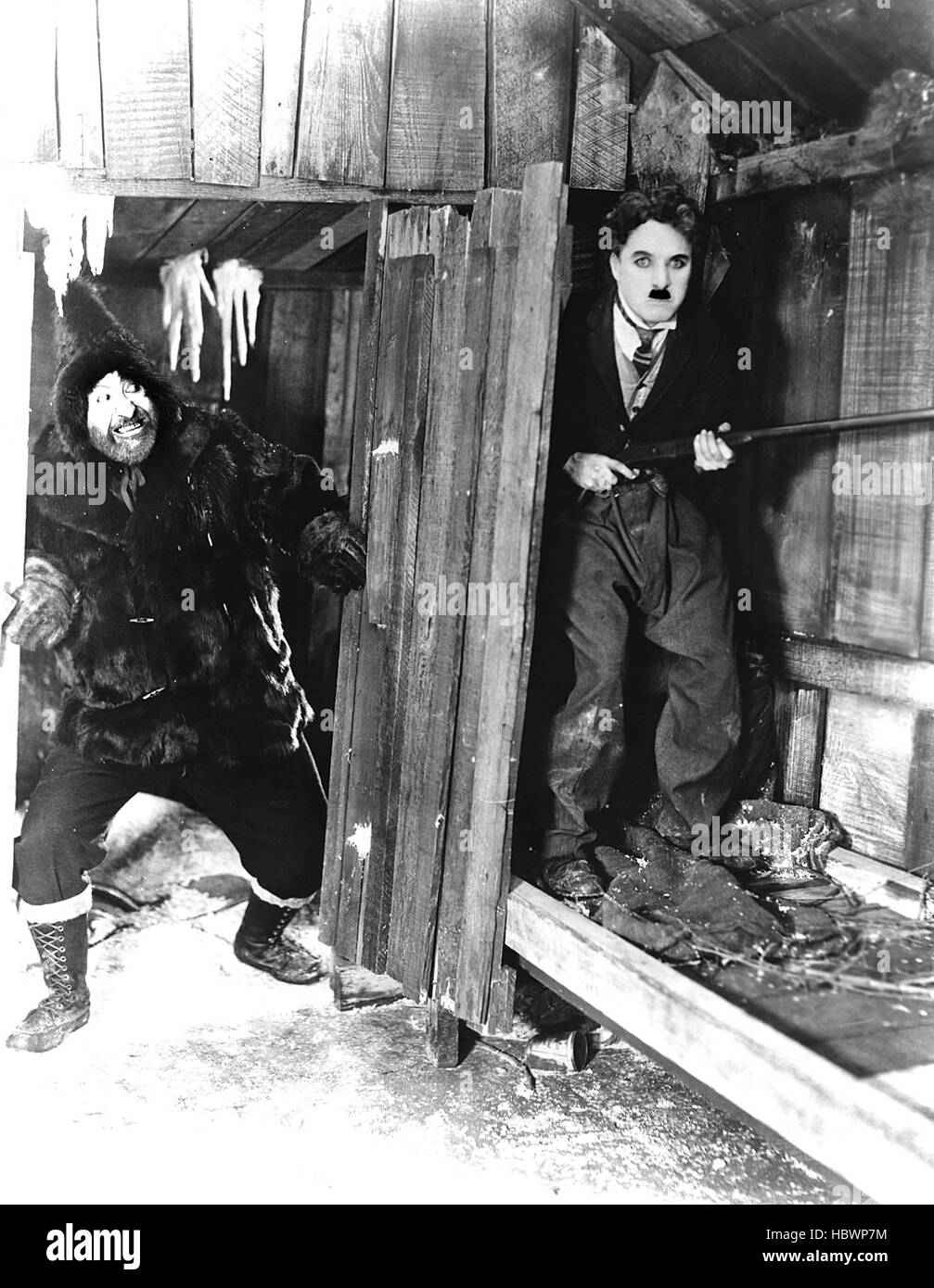 THE GOLD RUSH, Mack Swain, Charlie Chaplin, 1925 Stock Photo - Alamy