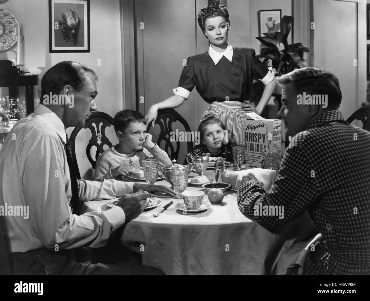 GOOD SAM, from left: Gary Cooper, Bobby Dolan Jr., Lora Lee Michel, Ann ...
