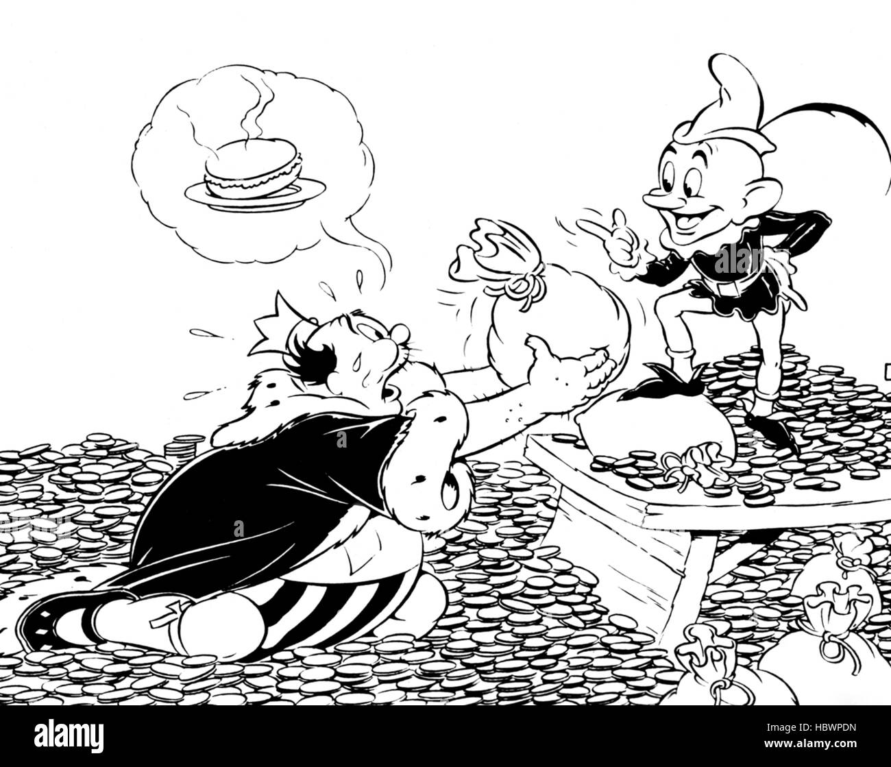 THE GOLDEN TOUCH, King Midas, elf, 1935 Stock Photo - Alamy