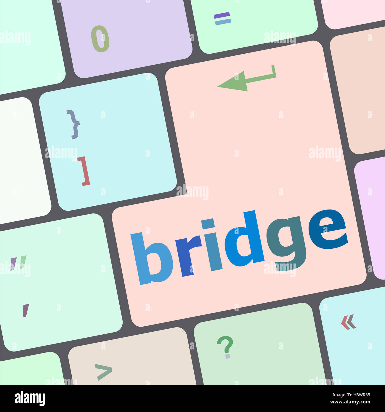 3d keyboard key blank hi-res stock photography and images - Alamy