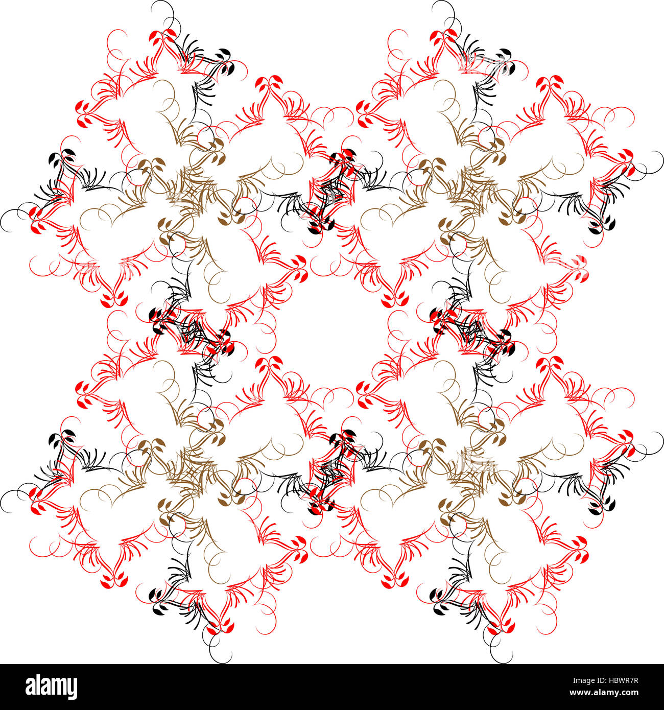 Vintage style flower Cut Out Stock Images & Pictures - Alamy